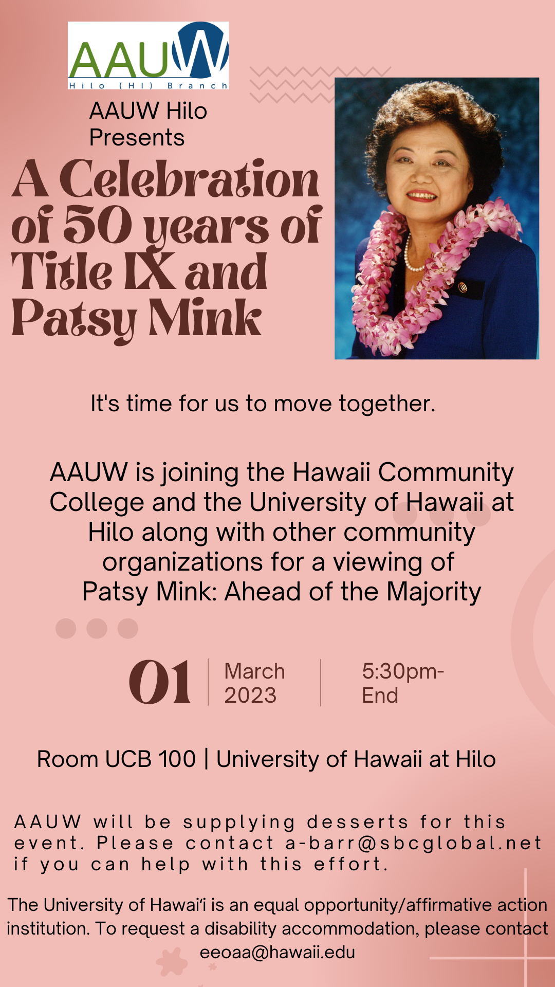 Current and Recent Activities | AAUW Hilo (HI) Branch
